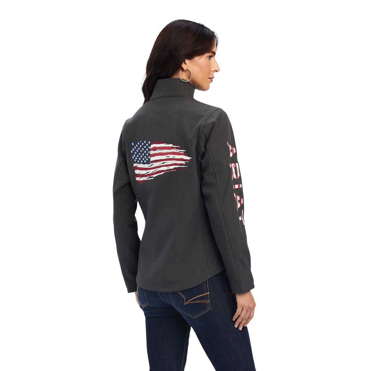 Women's Ariat Team Patriot Softshell Jacket #10041438X-C | High Country Western Wear