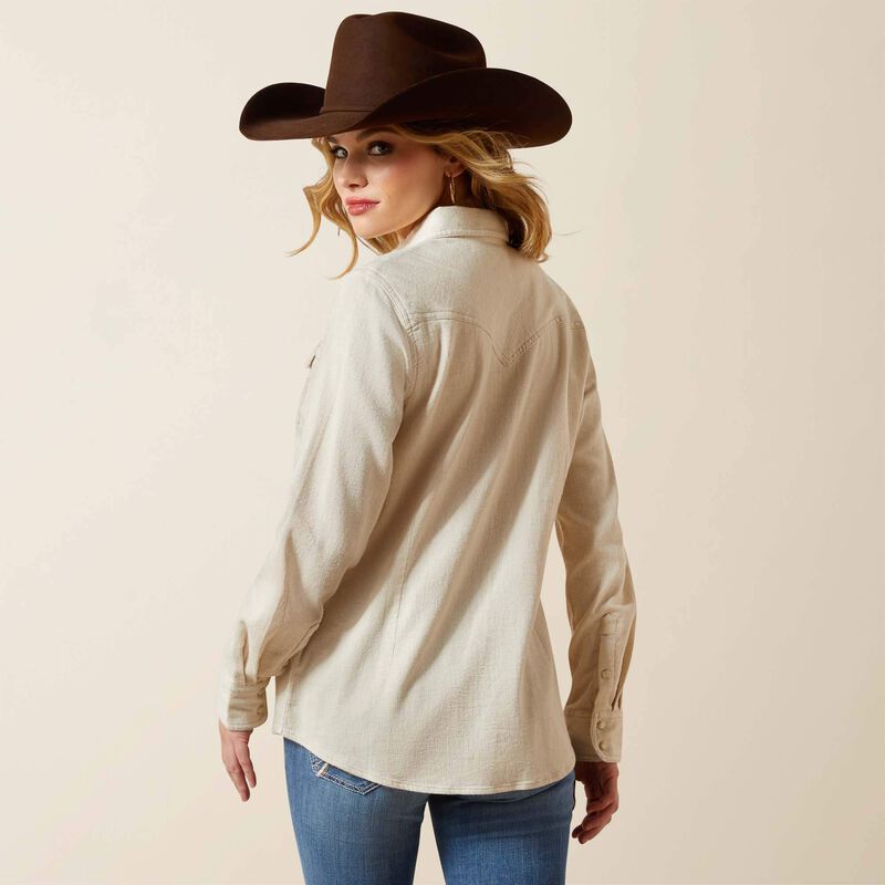 Women's Ariat Papyrus Western Snap Front Shirt #10065865 | High Country ...
