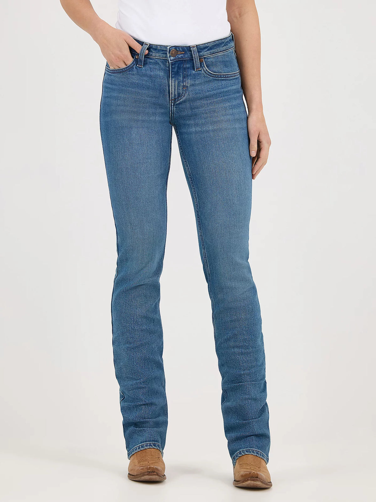 Women's Wrangler Retro Mae Mid Rise Bootcut Jean #112371906 | High ...