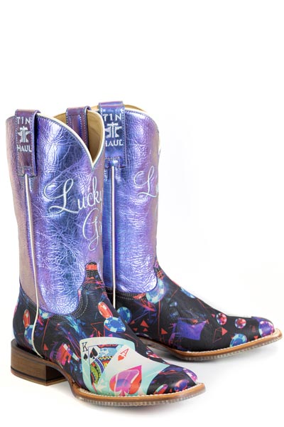 Women's Tin Haul Lady Luck Western Boot #14-021-0007-1550 | High ...