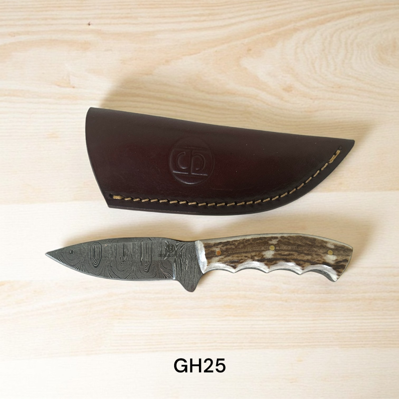 Circle SH Fixed Blade Knife #GH25 | High Country Western Wear