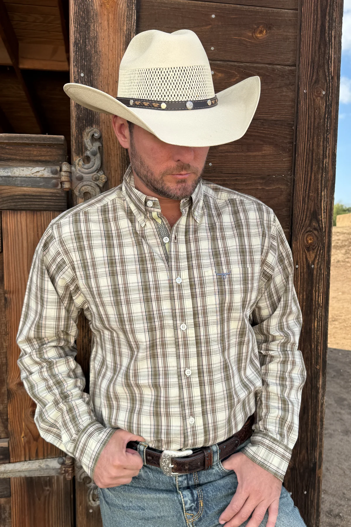 Men's Drover Cowboy Threads Button Down Shirt #D150 | High Country ...