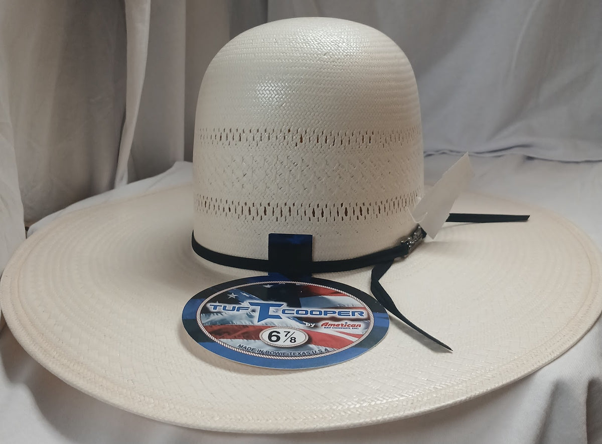American Hat Co. Tuf Cooper 20X Straw Hat #TC8920S-2CBLK | High Country ...