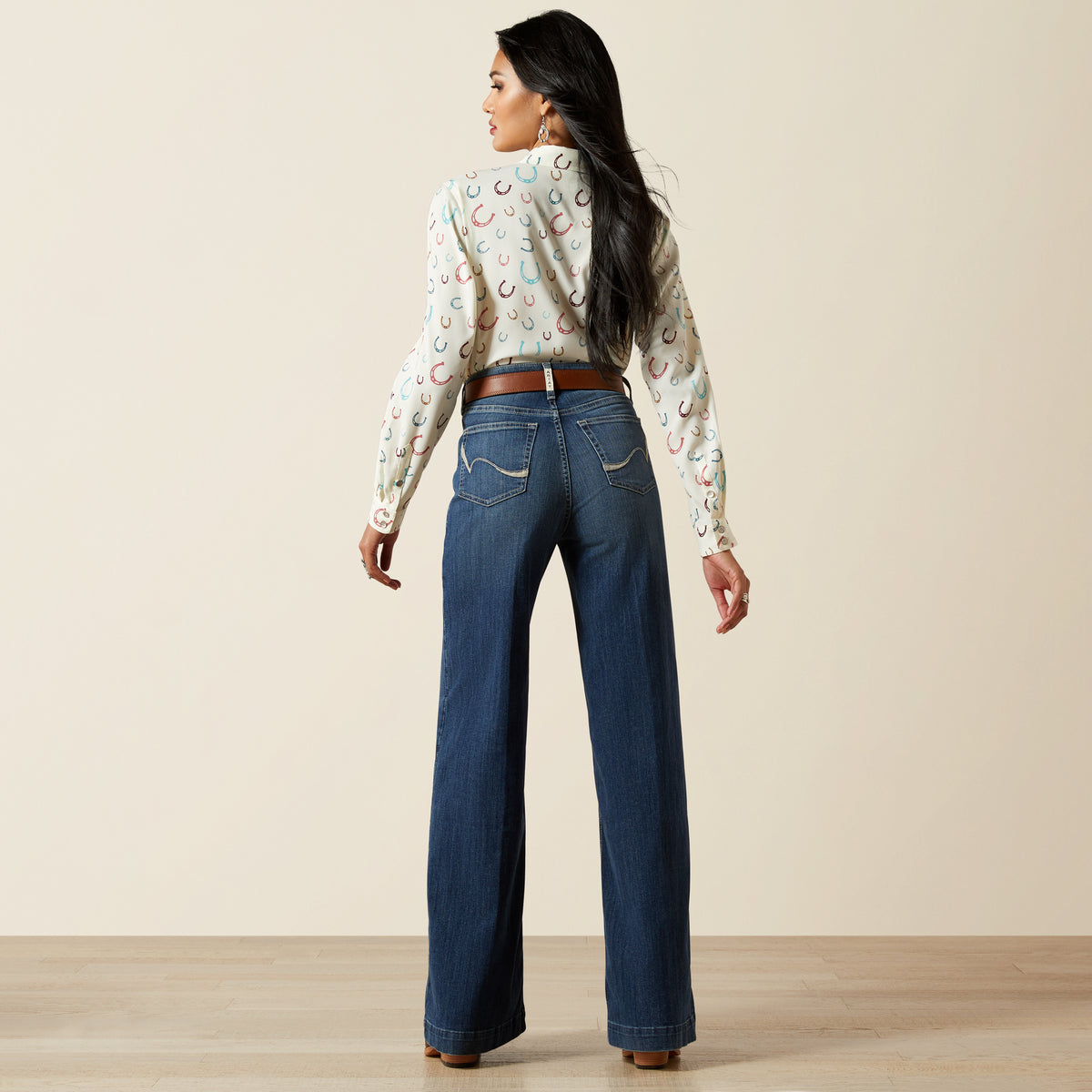 Women's Ariat Ultra High Rise Rosalie Wide Leg Jean #10061724 | High ...