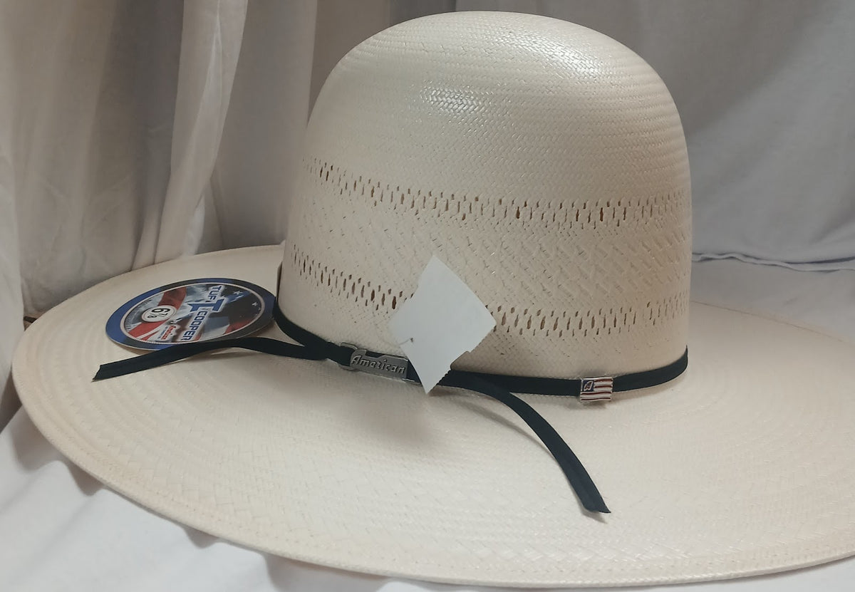 American Hat Co. Tuf Cooper 20X Straw Hat #TC8920S-2CBLK | High Country ...