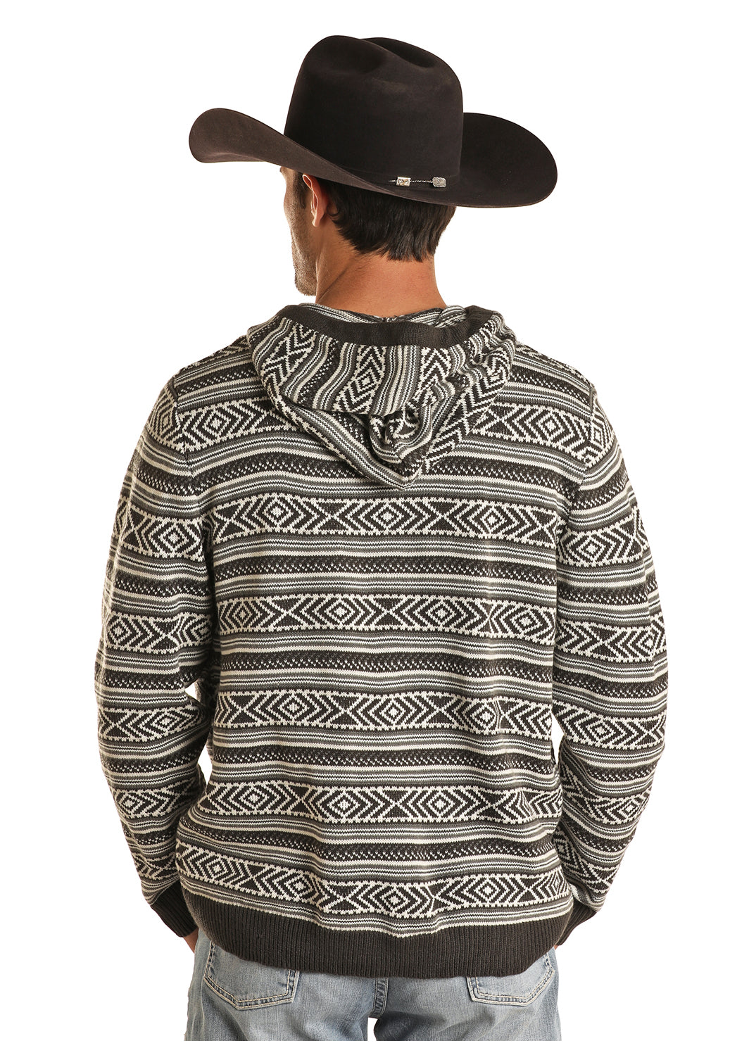 Men's Rock & Roll Cowboy Sweater Hoodie #BM94T02085 | High Country ...