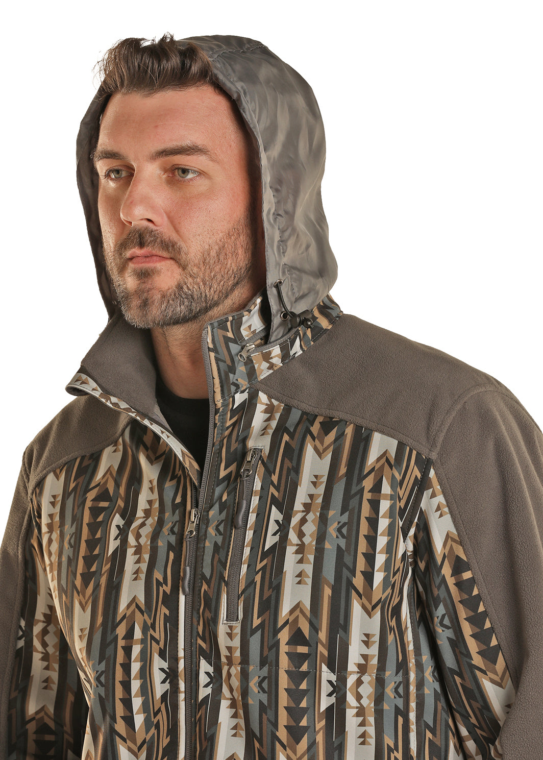 Men's Powder River Aztec Softshell Jacket #DM92C01489 | High Country ...