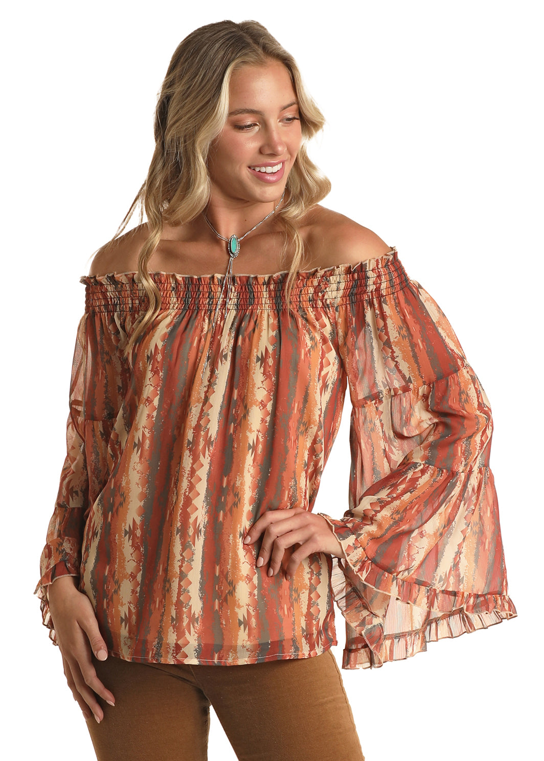 Women's White Label Blouse #LP52T02415 | High Country Western Wear