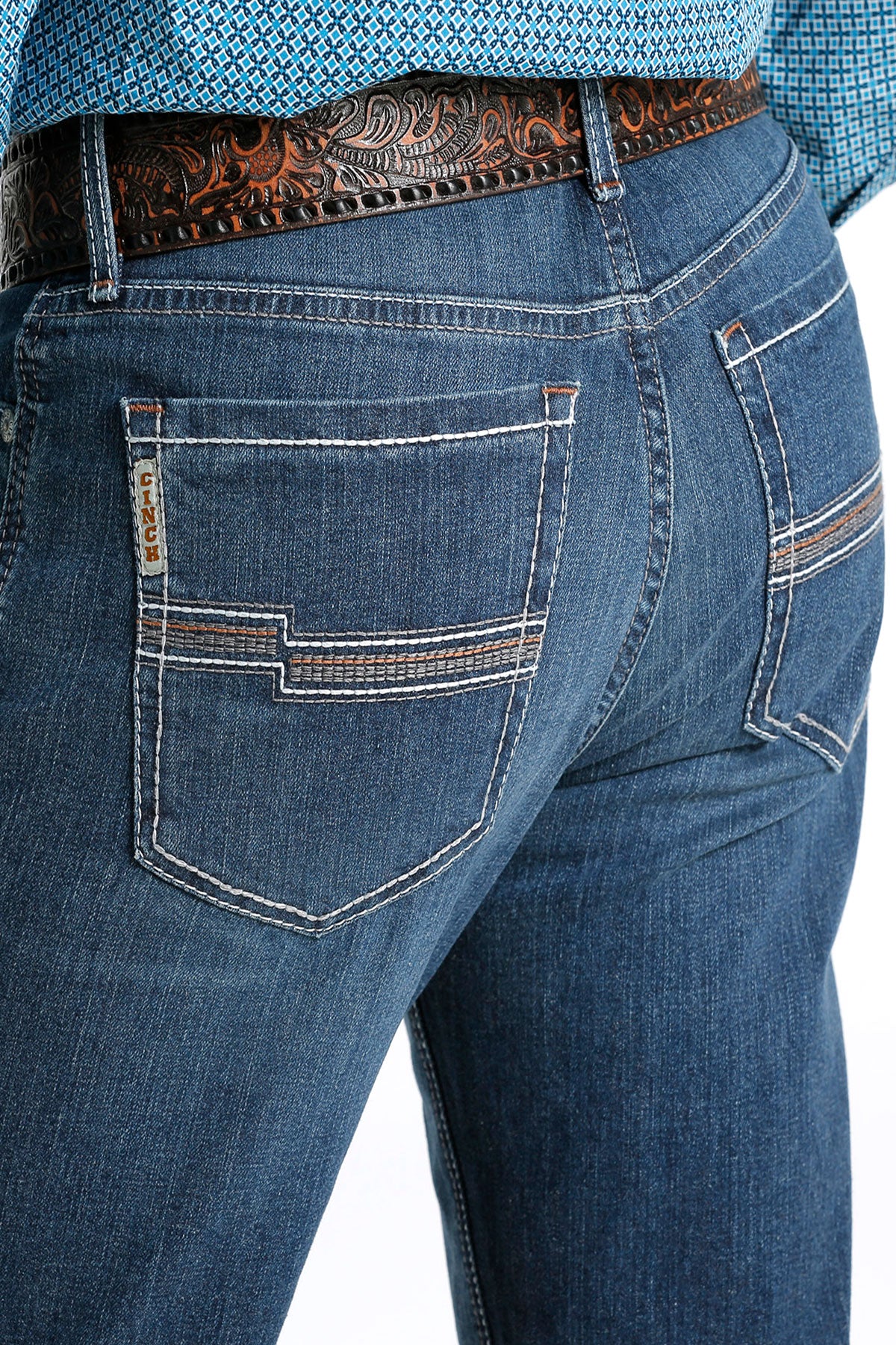 Men's Cinch Slim Fit Jesse Jean #MB55138001IND | High Country Western Wear