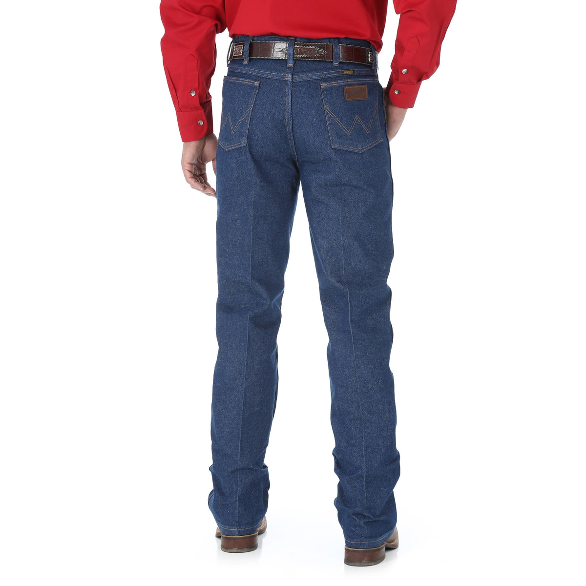 Men's Wrangler Boot Cut Regular Fit Jean #945NAV | High Country Western ...